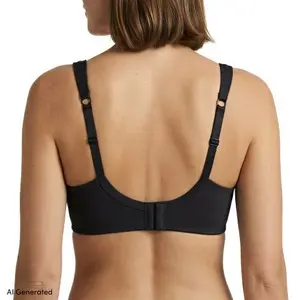LANDS' END Full Coverage Bra True Solutions Light Weight Microfiber Basics