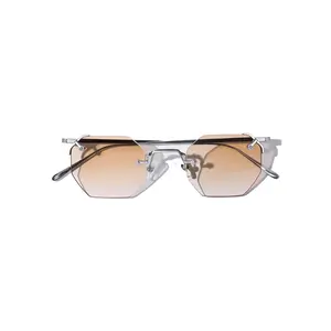 COSSINO Mykono Rimless Sunglasses Amber