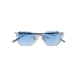 COSSINO Mykono Rimless Sunglasses - Blue
