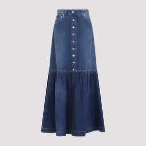 Dolce & Gabbana Denim Maxi Skirt