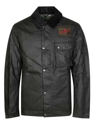 BARBOUR INTERNATIONAL Workers Wax Waxed Jacket - Nero