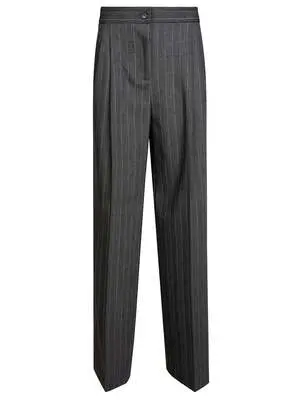 Pinko Plumeria Two-tone Trousers - Grigio