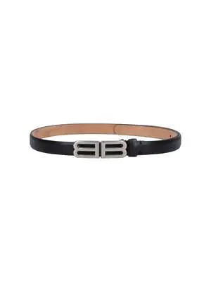 Balenciaga Calf Leather Belt With Brass Hardware
