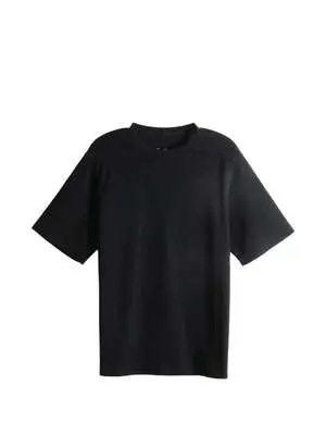Rick Owens Soft Cotton Crew Neck T-shirt With Short Sleeves