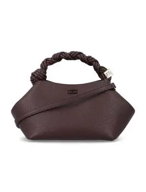 GANNI The Small Bou Mini Handbag In Grained Eco-leather - Chicory Coffee