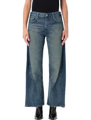 Junya Watanabe Levi's Cotton Denim Wide-leg Jeans - Blue