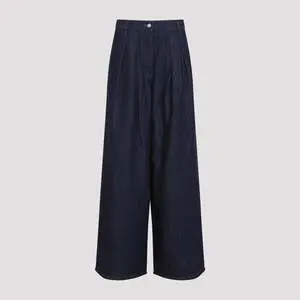 Dries Van Noten Pamplona Straight Denim Pants - Blue