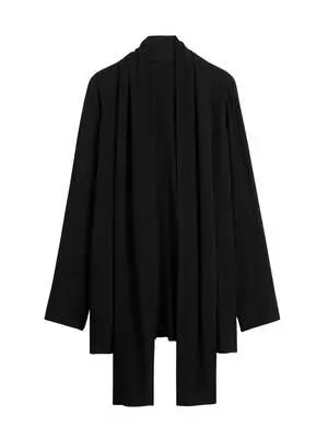 TOTEME Viscose Shirt With Back Scarf Detail - Black