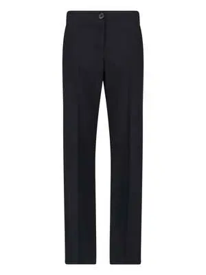 Khaite Wool Trousers - Black