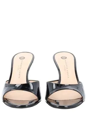 Roberto Festa Boa Round-toe Sandals - Black