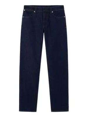 Stone Island STONE ISLAND Stonewashed Denim Jeans With Embroidered Star Detail Blu