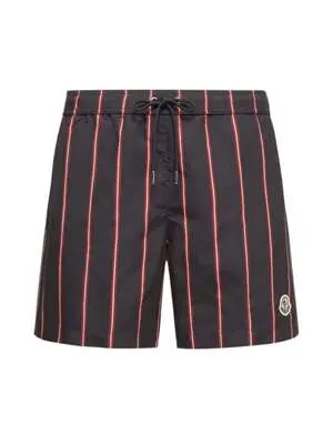 Moncler Striped Swim Shorts - Blu
