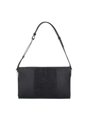 DONDUP Calf Leather Shoulder Bag - Black