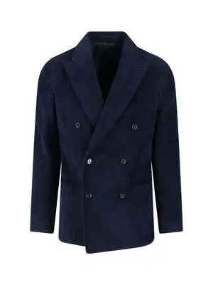 LARDINI 100% Cotton Jacket - Blue