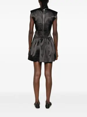 GANNI Corset Mini Dress With Zip Details