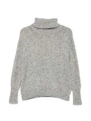 BASE Cotton And Wool Turtle-neck Sweater