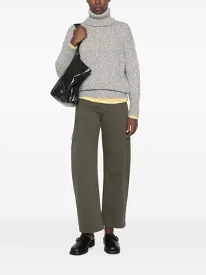 BASE Cotton And Wool Turtle-neck Sweater