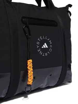 Adidas By Stella McCartney Logo Paneled Tote Bag - Black