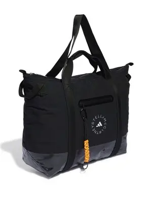 Adidas By Stella McCartney Logo Paneled Tote Bag - Black