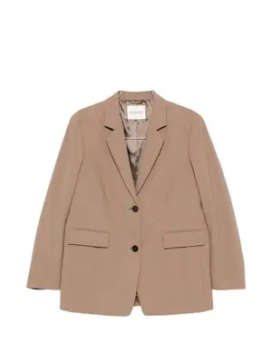 Closed Wool Blend Double-breasted Jacket - Beige