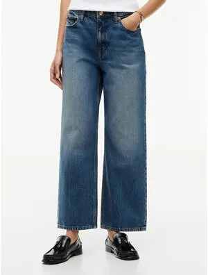 Tommy Hilfiger High-rise Modern Wide-leg Jeans - Medium Wash