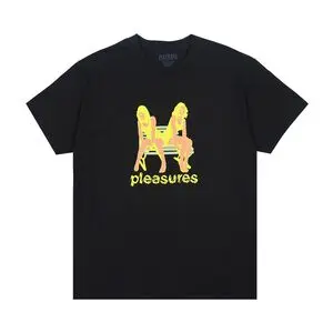 PLEASURES Bench T-shirt - Black