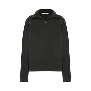 THE ROW Mabon Zip Up Top 'faded - Black