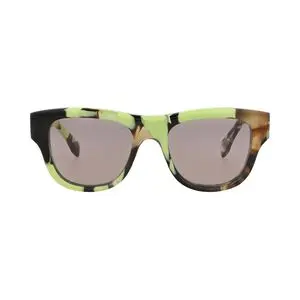 Gucci Square-frame Recycled Acetate Sunglasses 'havana - Brown