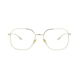 Gucci Square-frame Metal Optical Frames /transparent - Gold