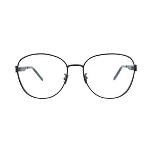 Saint Laurent Round-frame Metal Optical Frames /transparent - Black
