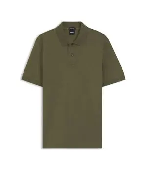 BOSS Pallas Cotton Polo Shirt - Light Green