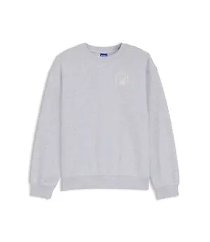 Hugo Crewneck Sweatshirt With Graphic Prints In Cotton Terry