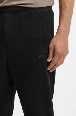 BOSS Cotton-blend Sweatpants With Embroidered Logo