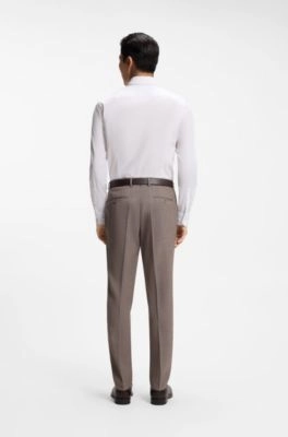BOSS Slim-fit Shirt In Easy-iron Stretch Cotton - White