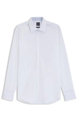 BOSS Slim-fit Shirt In Easy-iron Stretch Cotton - White