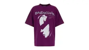 Balenciaga Large Fit T-shirt - Violet