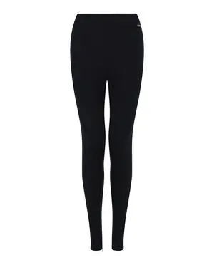 FERRAGAMO Wool Blend Leggings - Blue