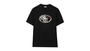 Burberry Ryan Ks Chk T-shirt - Black