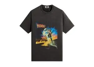 Kith X Back To The Future Chrome Title Vintage Tee Shirt