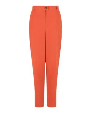 FERRAGAMO Ganciniplaque Straightleg Trousers - Orange