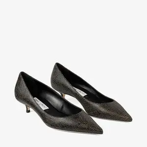 JIMMY CHOO Amelia Pumps - Black/toffee