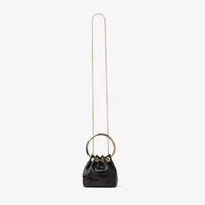 JIMMY CHOO Micro Bon Bon Mini Bucket Bag