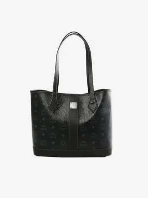 Mcm Liz Vi Shopper Small Bag - Black