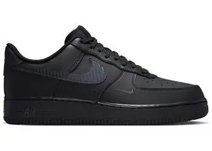 Nike Nike Air Force 1 Low '07 Carbon Fiber Swoosh Sneakers - Black/anthracite