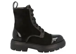 FERRAGAMO Dyon Combat Boots - Black