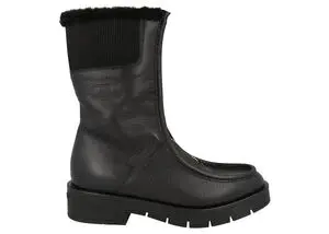 FERRAGAMO Montse Fur Ankle Boots - Black