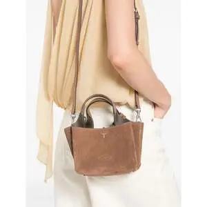 TOD'S Mini T Timeless Bag - Brown