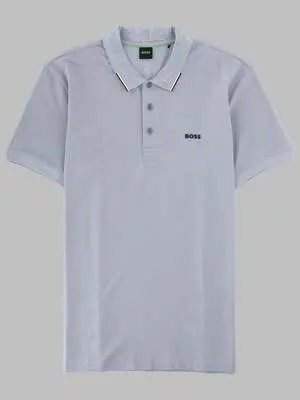 BOSS Polo Con Logo - Gray