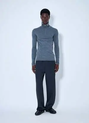 JIL SANDER Half-zip Long Sleeve Top