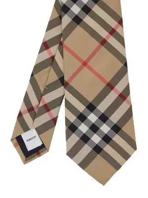 Burberry Checked Tie - Multicolor